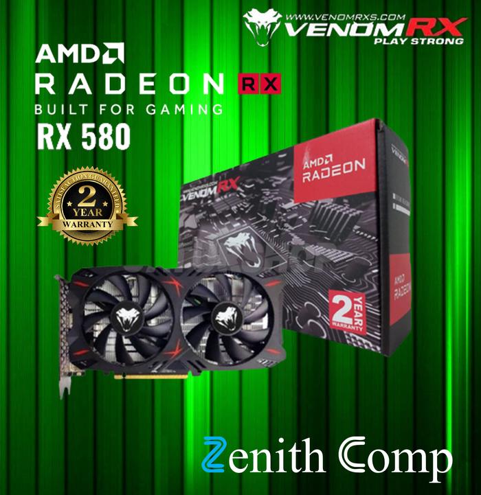 Jual VGA VENOMRX RADEON RX 580 8GB GDDR5 256Bit - Kota Pekanbaru ...