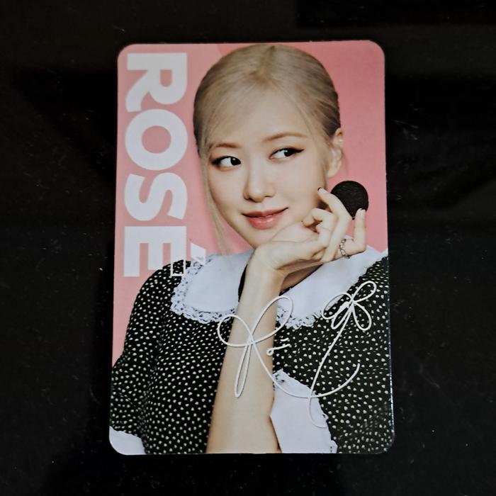 Jual Kartu Limited Signature ROSE Blackpink x Oreo - Kota Tangerang ...