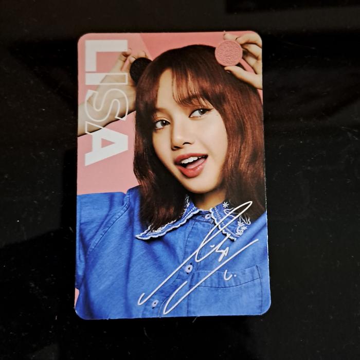 Jual Kartu Limited Signature LISA Blackpink x Oreo - Kota Tangerang ...