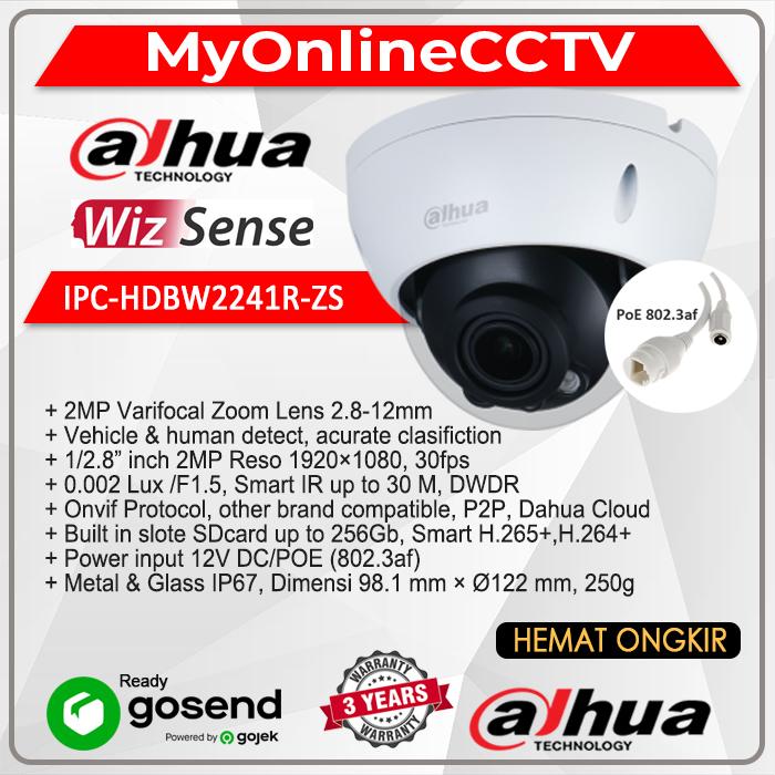 Promo IPC-HDBW2241R-ZS IP Camera Motorized Varifocal CCTV Dahua 2MP Audio Cicil 0% 3x - Jakarta ...