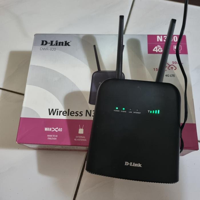 Jual Modem Router DLINK DWR-920 4G LTE Unlock Wireless - Kab. Cilacap ...