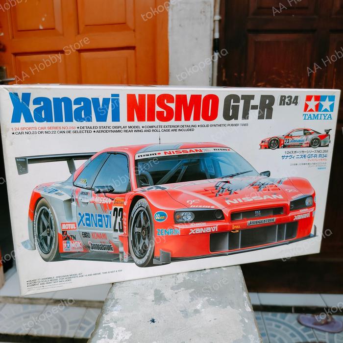 Jual Tamiya 24268 Xanavi Nismo GT-R (R34) 1/24 Scale model kit - Kota ...