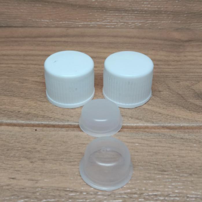 Jual TUTUP ULIR NECK 24 PUTIH / TUTUP PLASTIK ULIR TINTA BOTOL N24 ...