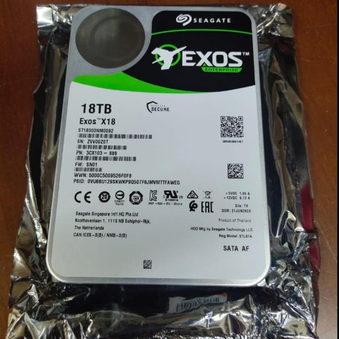 Jual Hard disk Seagate Exos 18TB | HDD Seagate Exos PI 18TB Garansi 1 ...
