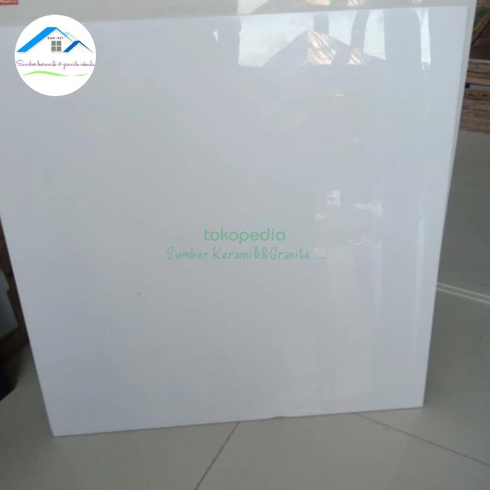 Jual Granit 80x80 indogres glossy putih polos Solid white economy - Kab ...