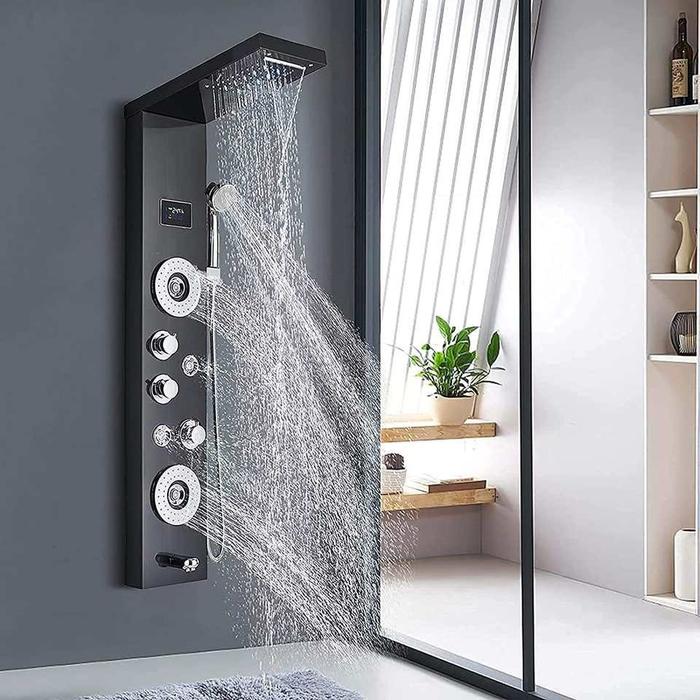Promo Set Bathroom Shower Mandi Modern Rainfall Panel LED - Jakarta ...