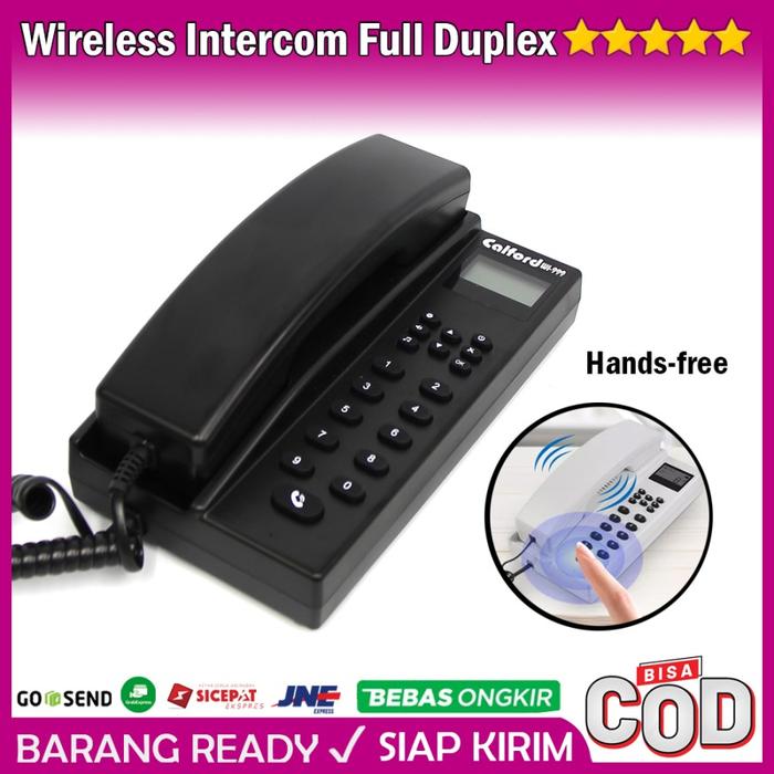 Jual Wireless Intercom Gagang Speakerphone Full Duplex CALFORD WI-999 ...