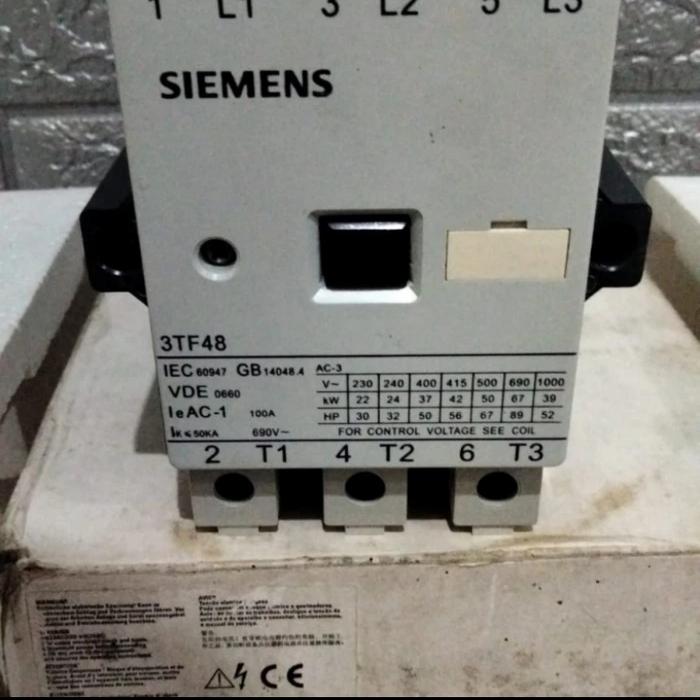 Jual Kontaktor / Contactor Siemens 3TF48-22 220V Original - Kota ...