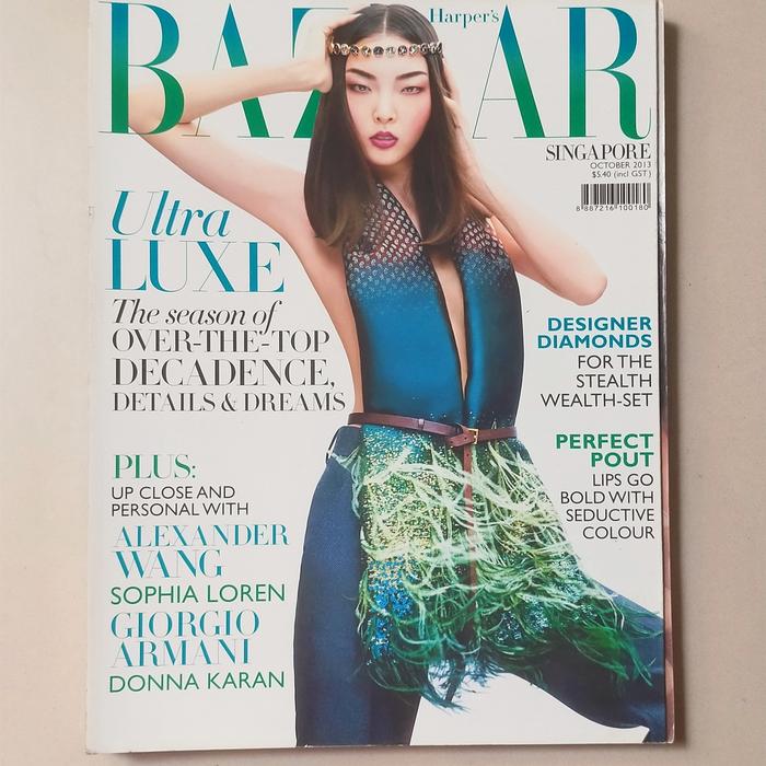 Jual Majalah Bazaar Singapore Oktober 2013 : Alexander Wang - Sophia ...