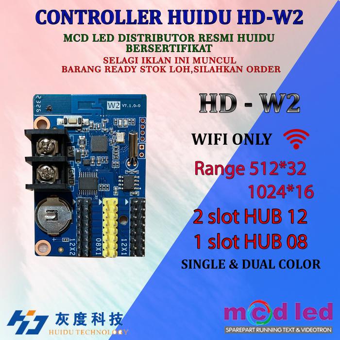 Jual KONTROLER RUNNING TEXT HUIDU HD W00 HD W02 HD W03 HD W04 SATU WARNA - HD W2 - Jakarta Timur ...