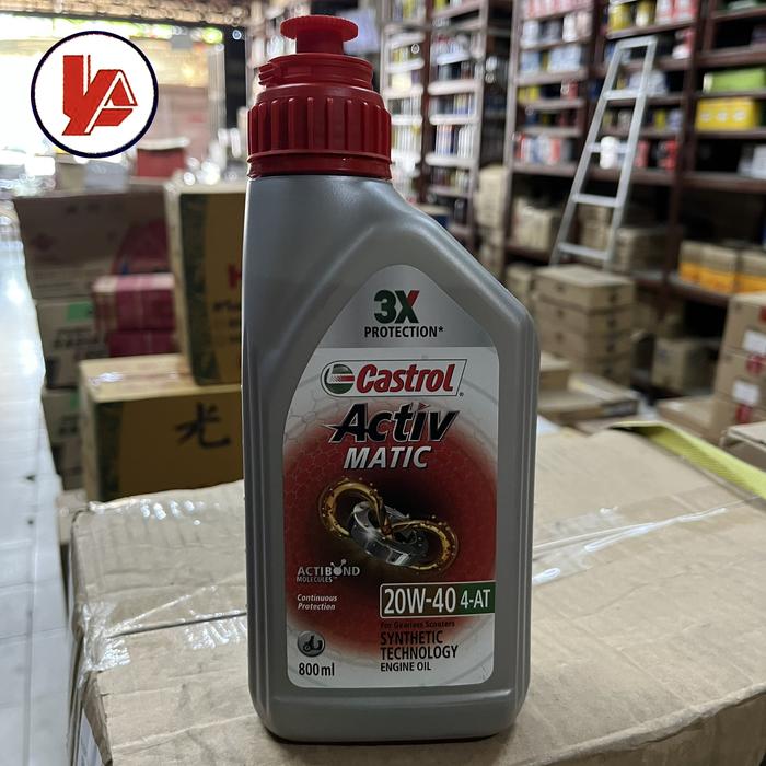 Jual Oli Motor Castrol Activ Transmisi Matic 20w-40 800 ml Metik - Kota ...
