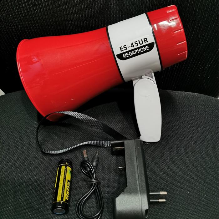 Jual Megaphone Pengeras Suara Ealsem Es-45ur Rekam Suara Sirine Usb Di ...