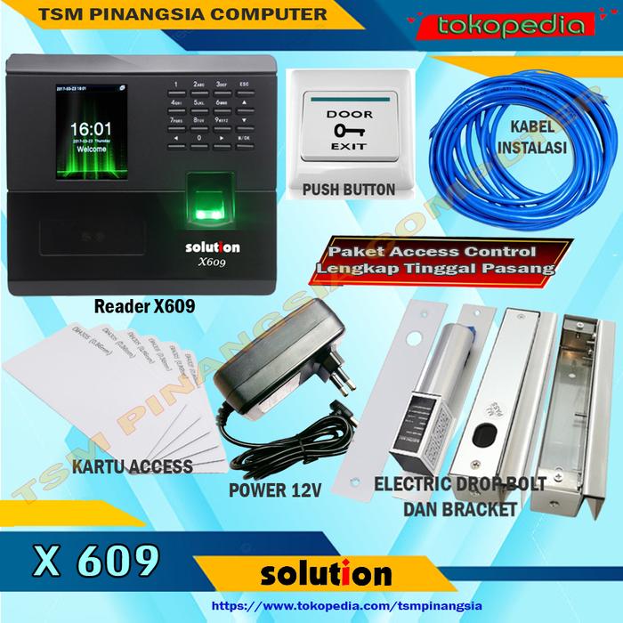 Jual Paket Akses Door Solution X609 - Paket Access Control Untuk Pintu ...