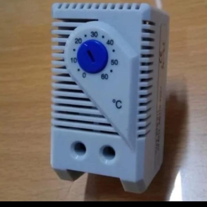 Jual Fort Thermostat Din Rail KTS 011-F (0-60°) NO 110-250 V AC/DC ...