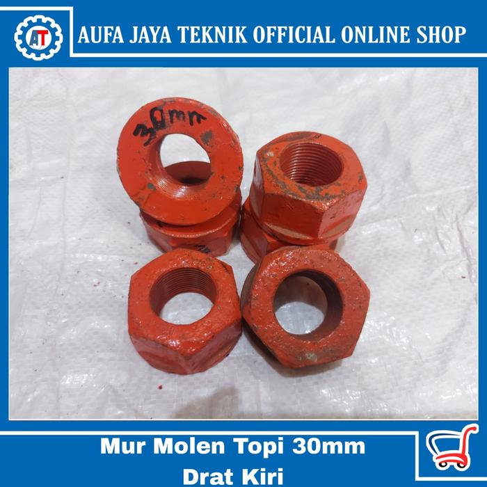 Jual mur molen semen drat kiri/molen aduk/molen semen - mur 30mm - Kab ...