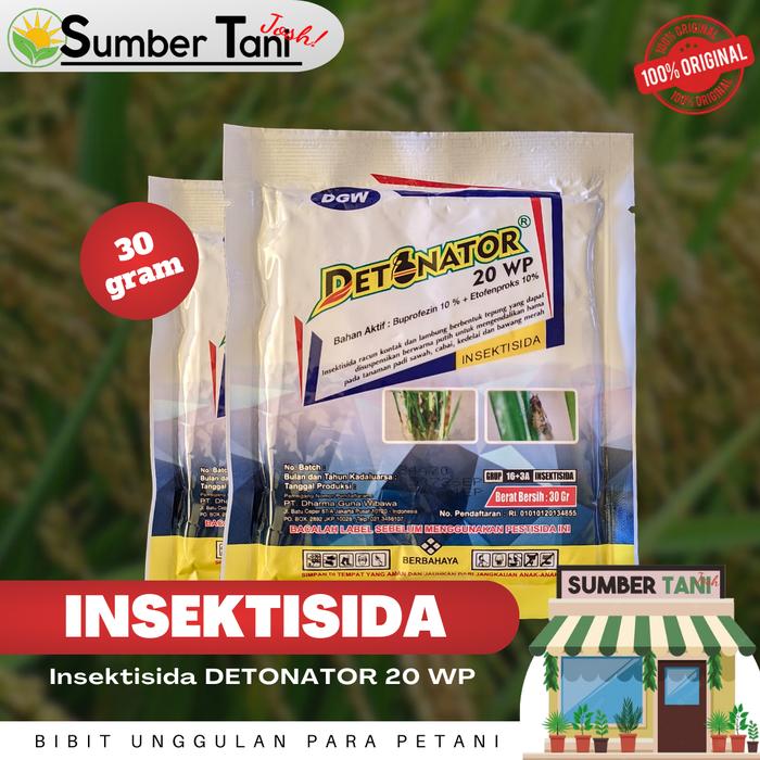Jual INSEKTISIDA DETONATOR 20WP ISI 30gr Pembasmi Wereng, Kutu dan ...