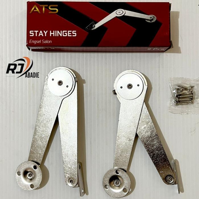 Jual Engsel Salon Bunting Jendela Chrome Window Hinge Putih Silver ATS ...