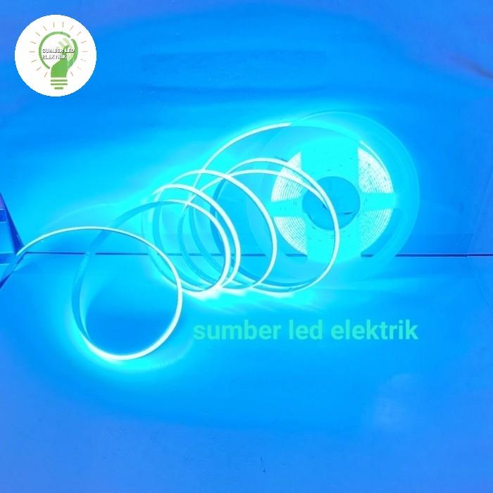 Jual led strip cob flexsibel 12v. 12v strip led cob 320led/m. ice blue ...