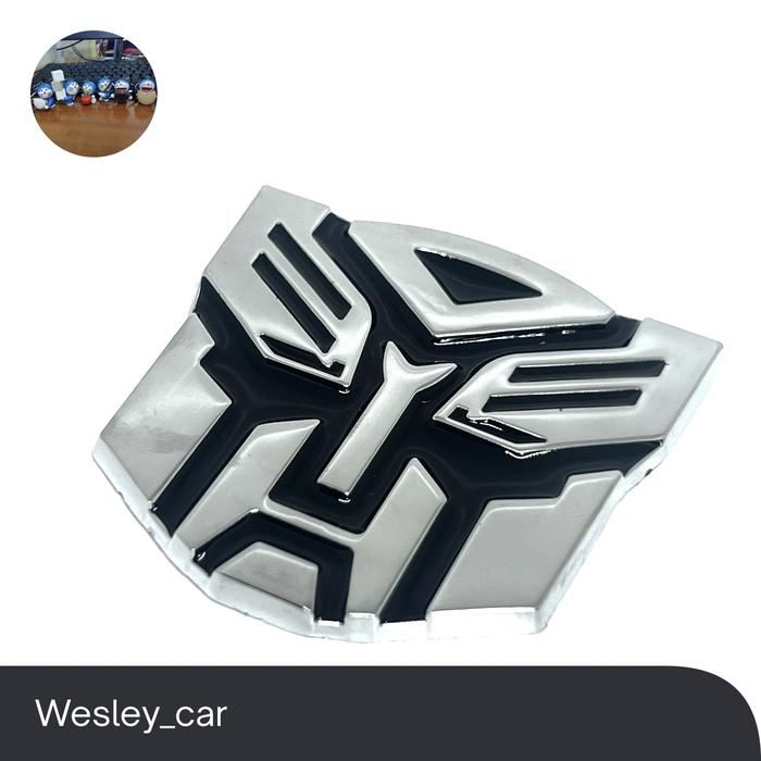Jual Emblem Sticker Logo Transformer Autobot Full Metal 7.2CM - Jakarta ...