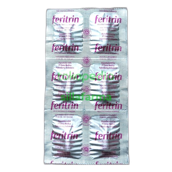 Jual feritrin multivitamin /strip - Jakarta Utara - sillafarma | Tokopedia