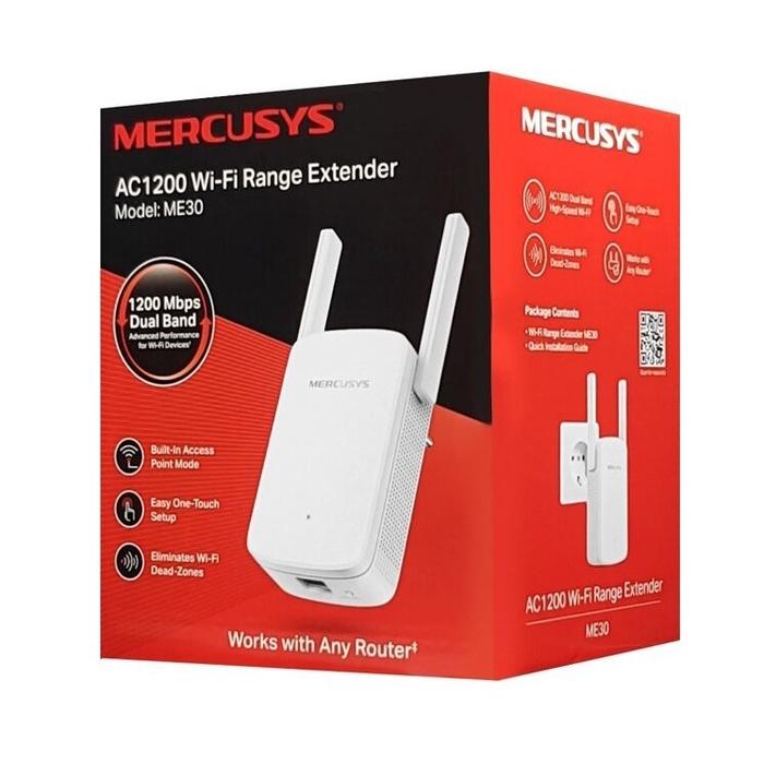 Jual Mercusys ME30 AC1200 Dual Band Wireless Range Extender (Repeater ...