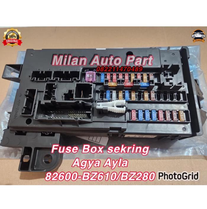 Jual Fuse Box Sekring skring Agya Ayla 82600-BZ610 82600-BZ280 Original ...