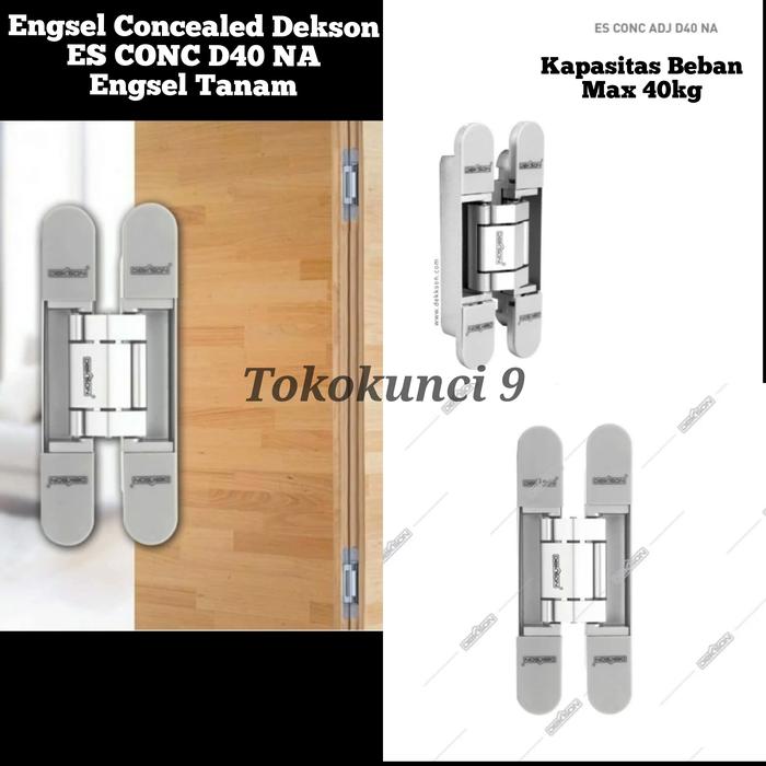 Jual Engsel Concealed ES D40 NA / ES CONC Dekson Engsel Tanam Impisible ...