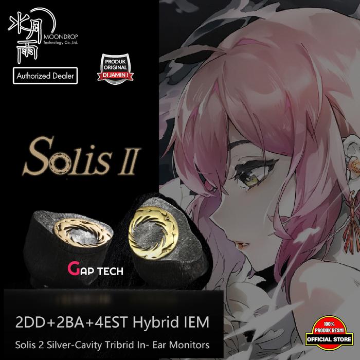 Jual Moondrop Solis II / Solis 2 Flagship 2DD + 2BA + 4EST Hybrid iem ...