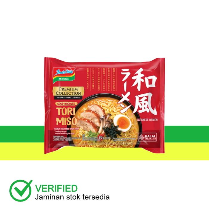 Promo Indomie Mie Instan Premium Japanese Tori Miso Ramen 86 g ...