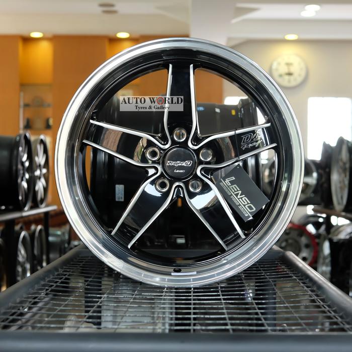 Jual Velg Original Lenso D1 Racing Ring 18 PCD 5x114.3 Zenix Innova ...