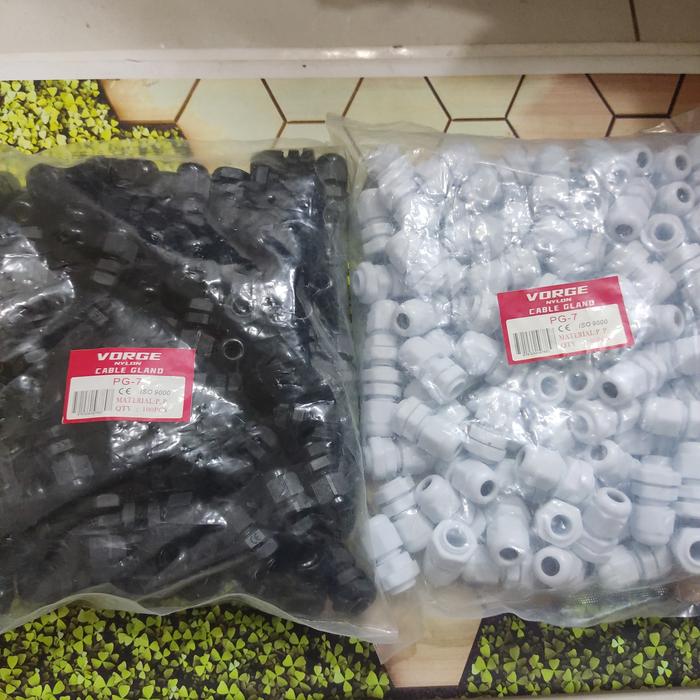 Jual Kabel gland PG-7 Fort cable gland putih dan hitam - Putih ...