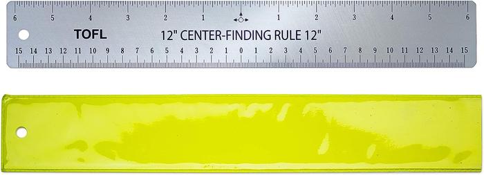 Jual 12 Inch Stainless Steel Center Finding Ruler Finds Exact Center ...