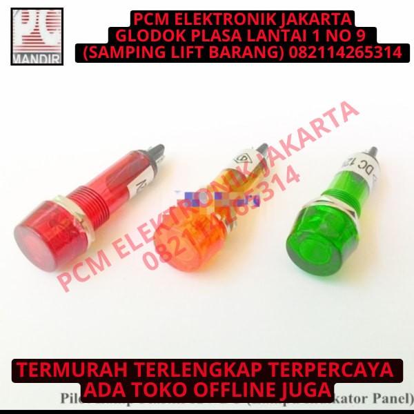 Jual pilot lamp lampu indikator panel 5volt 5v 5 volt dc plastik bening ...