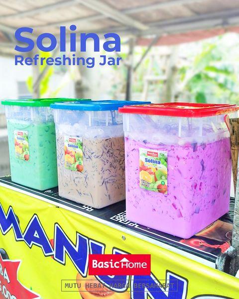 Jual Tempat Es Buah Plastik BHD-1 SOLINA REFRESHING JAR 35 Ltr Basic ...