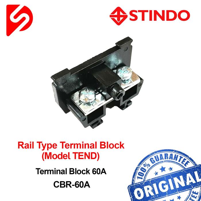 Jual Terminal Blok CBR-60A Model TEND Rail 1Fungsi STINDO - Jakarta ...