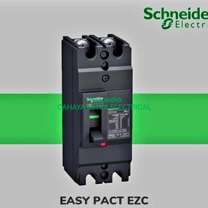 Jual MCCB SCHNEIDER EZC100F 2P 100A/80A/75A/60A/50A/40A/30A/25A/20A (10Ka) - 15A Sampai 60A ...