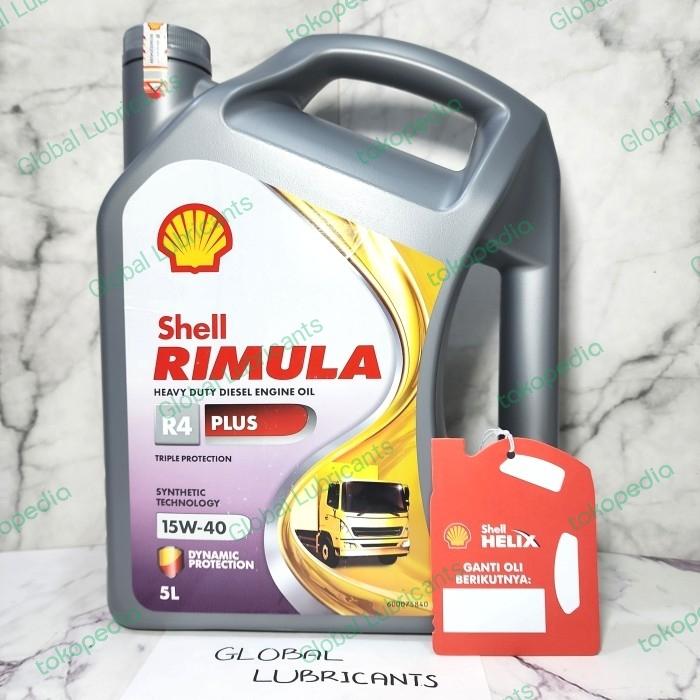 Jual Shell Rimula R4X 15W-40 5 Liter (Oli Mesin Diesel) - Kota Medan ...