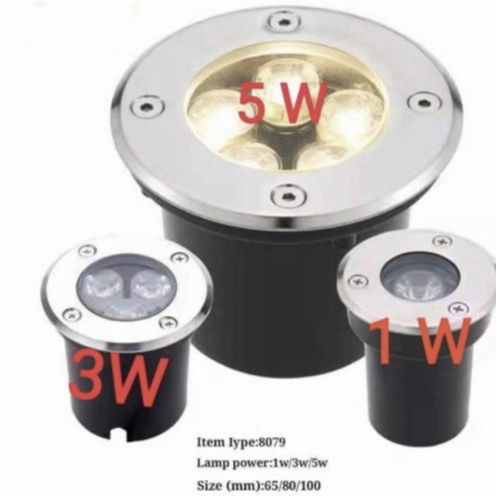 Jual Lampu lantai led 1 watt 1w lampu lantai led 1 mata floor lamp 1 ...