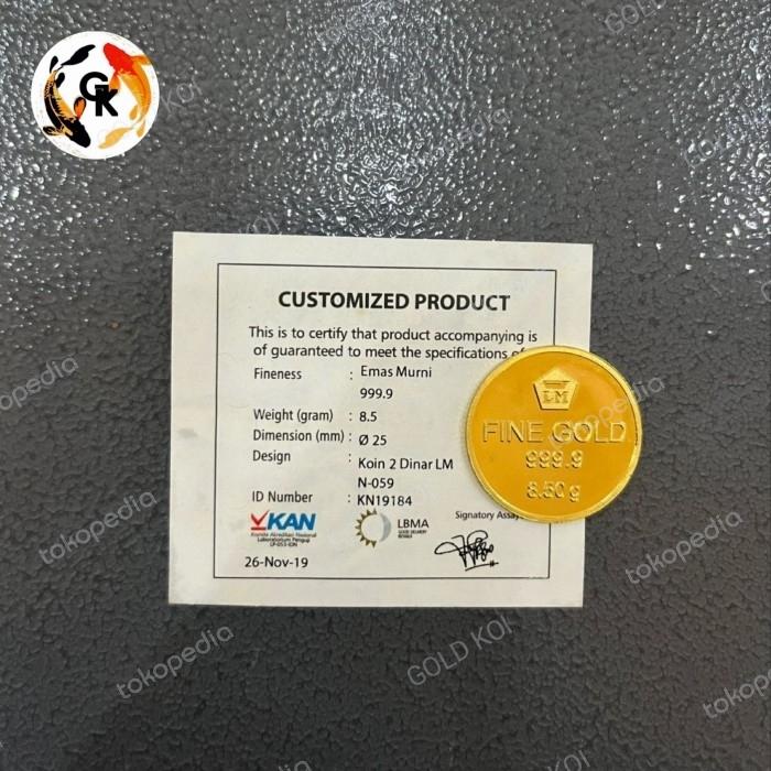 Jual KOIN 2 DINAR ANTAM LM 999.9% weight 8.5gr - Kab. Sidoarjo - GOLD ...