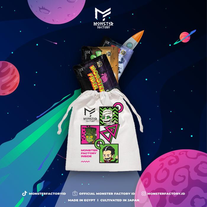 Jual [BUNDLE PACK] MONSTER COTTON CANDY - All in One Pouch - All Varian ...