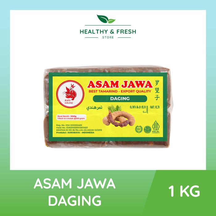 Jual Asam Jawa / Asem Jawa Tamarind Daging Cap Ratu Udang 1Kg @250gram - Kota Surabaya - Ratu ...