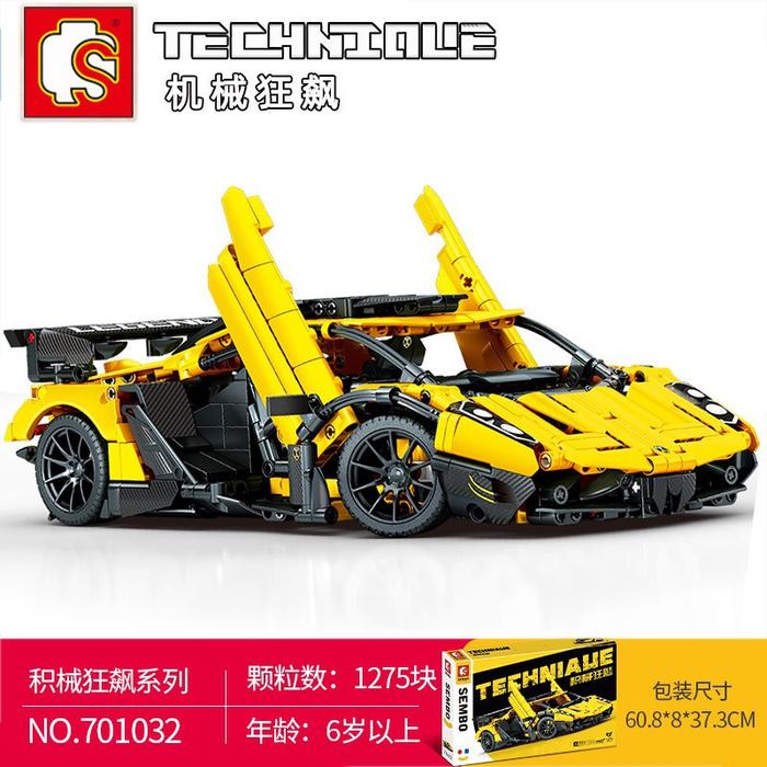 Jual Sembo Block Technique Mobil Ferrari Lamborghini Balap Sport Main ...