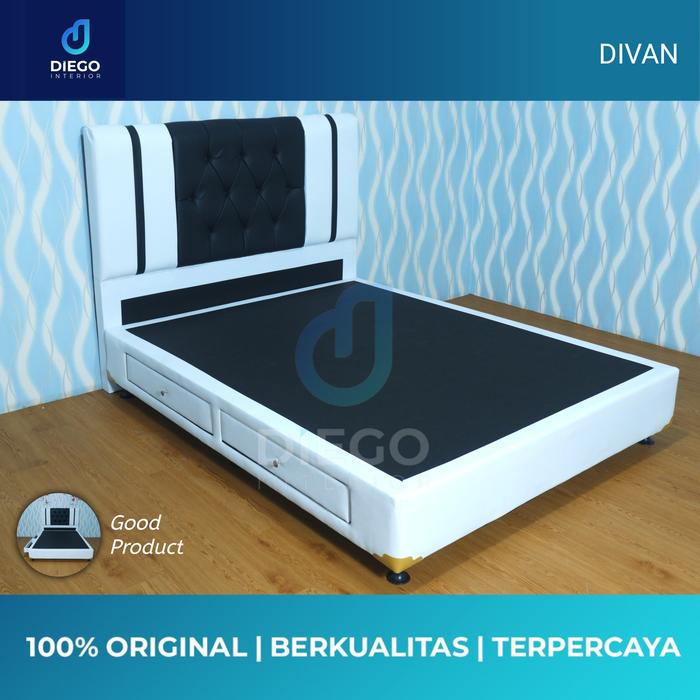 Jual Divan dipan laci sandaran full rangka tempat tidur untuk kasur ...