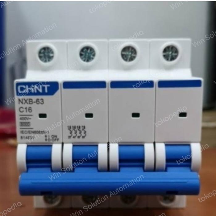 Jual Chint NXB-63 4P C16 16 A miniature Circuit breaker MCB - Jakarta Barat - Win Solution ...