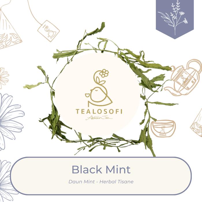 Jual Black Mint - Herbal Leaf Tisane Daun Menthol Teh Kering Tealosofi ...