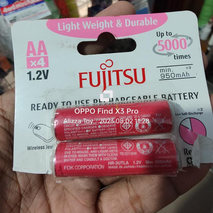 Jual Baterai Batre Battery Fujitsu Pink Olahan Breakin Max Mij ( 2pcs ...