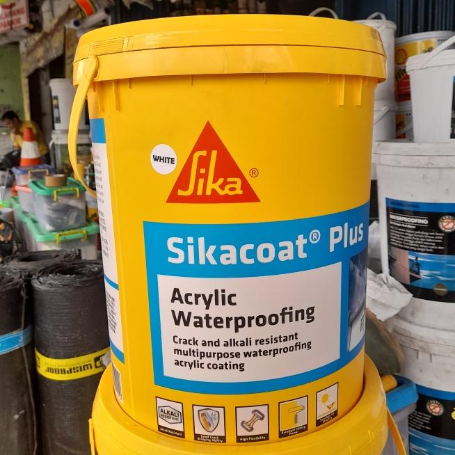Jual Sika Coat Plus White Cat Pelapis anti bocor 20kg - Jakarta Timur ...