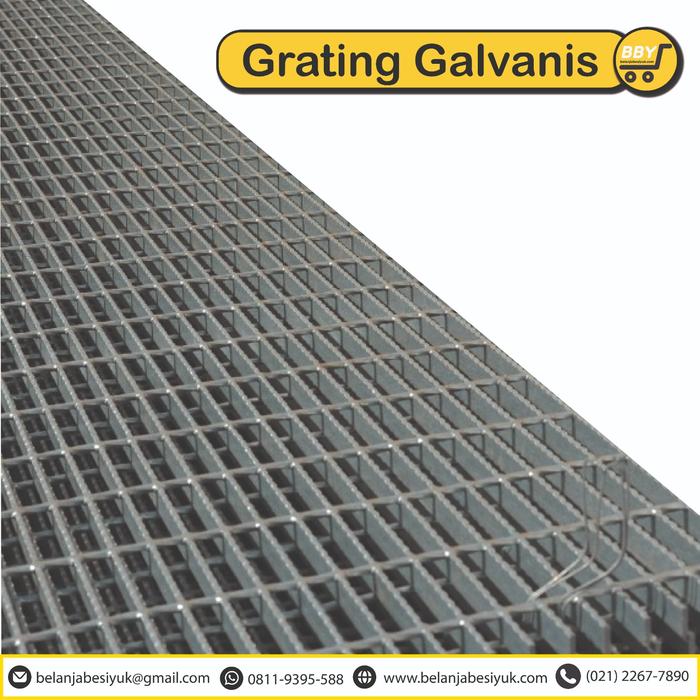 Jual Plat Grating Galvanis 25 x 4,3 x 30 x 6 x 100 x 6000 x 905 F ...