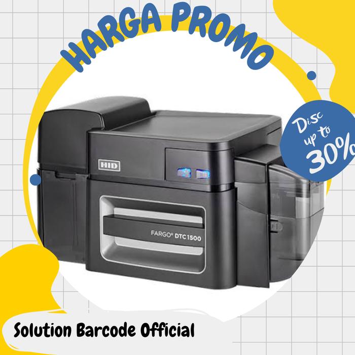 Jual Printer id card kartu Fargo Dtc1500 Dtc1500 Dual side Bergaransi ...