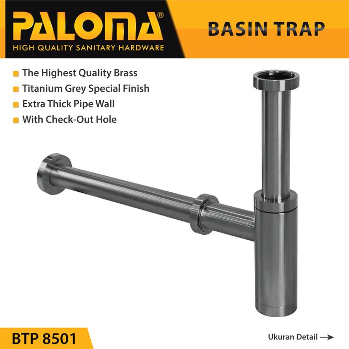 Promo PALOMA BTP 8501 Sifon Wastafel Basin Trap Pipa Pembuangan Afur ...
